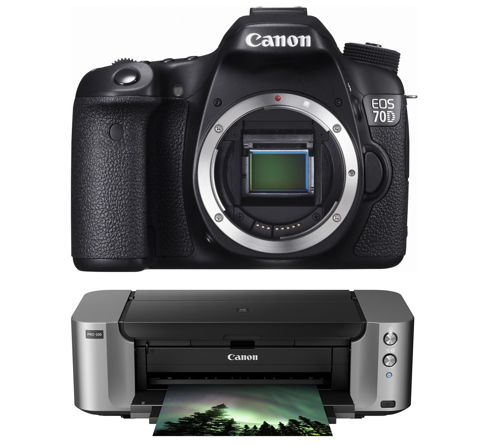 EOS 70D + PIXMA Pro-100 Printer + Bonuses for $1151 at BuyDig | Canon ...