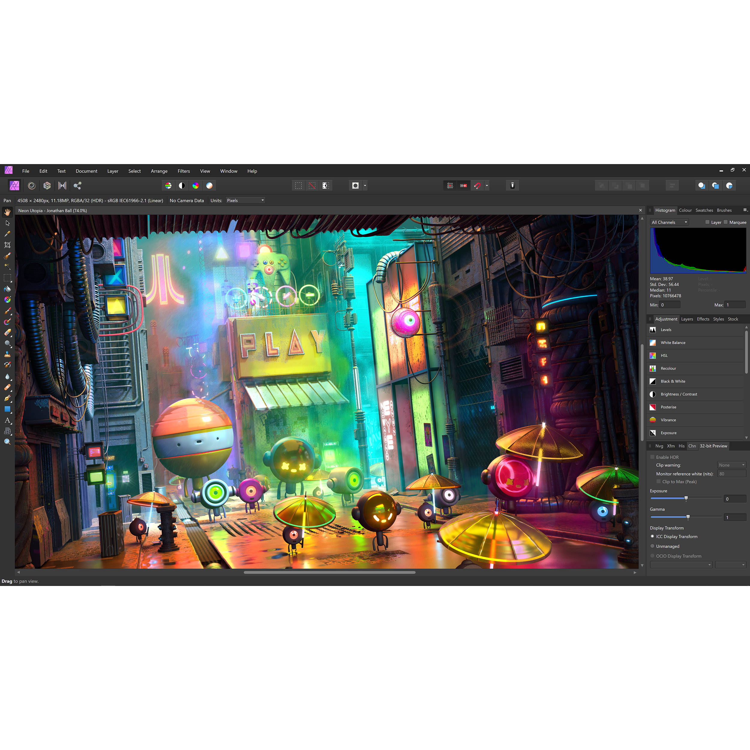 Serif Affinity Photo Editing Software, $25 at B&H (50%-Off, Download ...