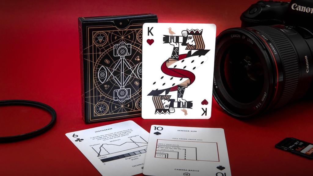Kickstarter: The Photography Deck, Camera Cheat Sheet Playing Cards ...