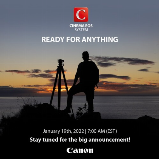 Canon Cinema EOS Announcement Coming, January 19th at 7 AM ET | Canon ...