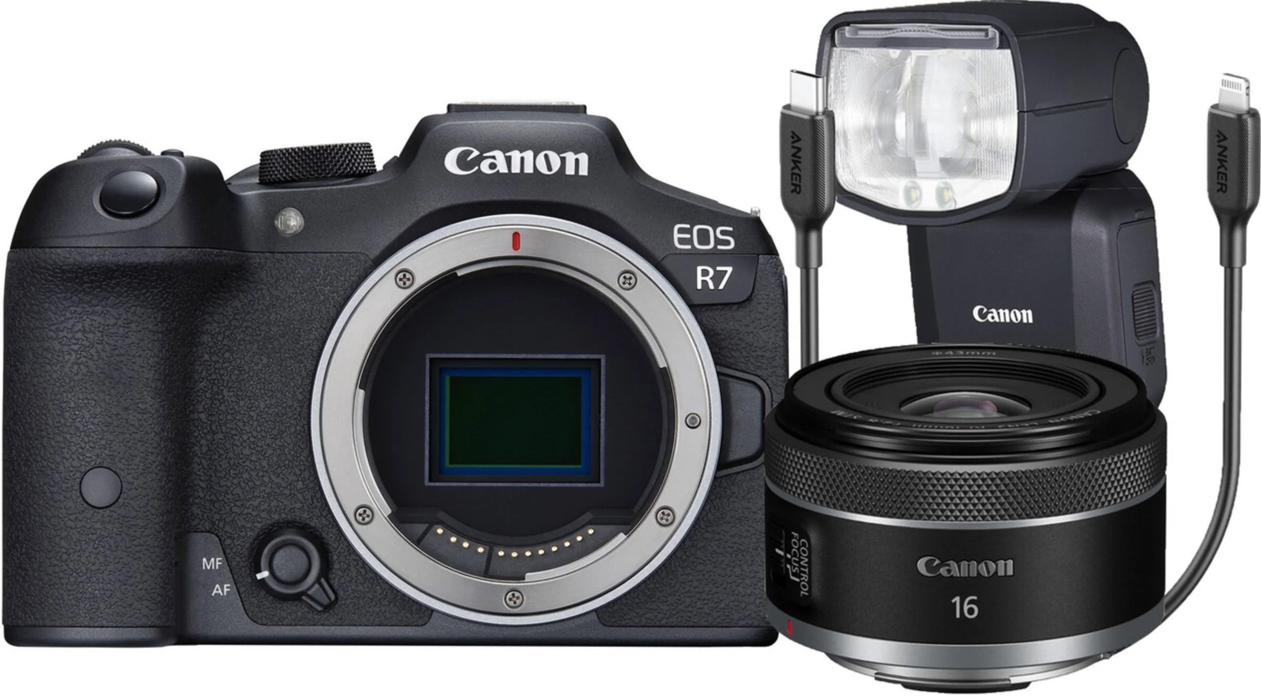 Bundle: EOS R7 + RF 16mm + Speedlite EL-5 for $1499 at Procam | Canon ...