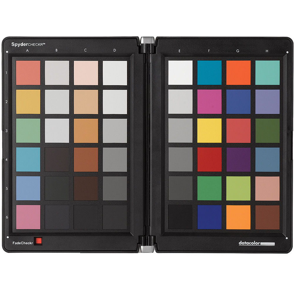 Datacolor SpyderCHECKR Color Chart and Calibration Tool for Digital ...