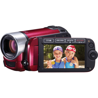 Canon FS400 Flash Memory Camcorder (Red) Price Watch and Comparison