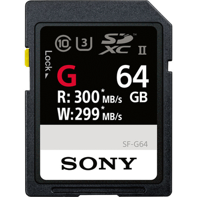 Sony 64GB SF-G Series UHS-II SDXC Memory Card (SF-G64/T1) Price Watch ...